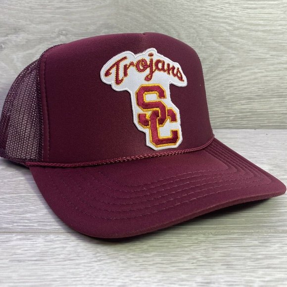 OTTO | Accessories | New Vintage Style Usc Trojans Maroon Trucker Hat ...